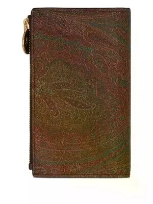 Etro Paisley Zip Wallet