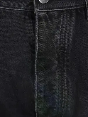 Amiri Studded Ripped Wide-leg Jeans - Black