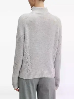 From Future Cable-knit Zip-up Sweater