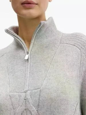 From Future Cable-knit Zip-up Sweater