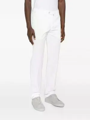 Kiton Buttoned Trousers - White