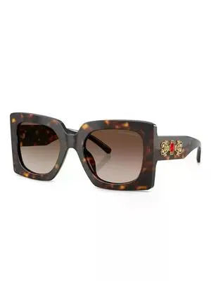 Dolce & Gabbana Embellished Square-frame Sunglasses