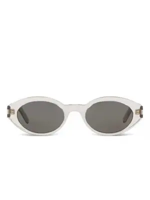 Saint Laurent Round-frame Sunglasses - Neutrals