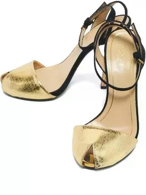 Gucci Ankle-strap Sandals - Gold