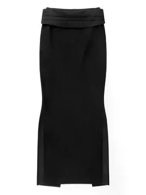 AREA Column Maxi Skirt