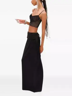 AREA Column Maxi Skirt