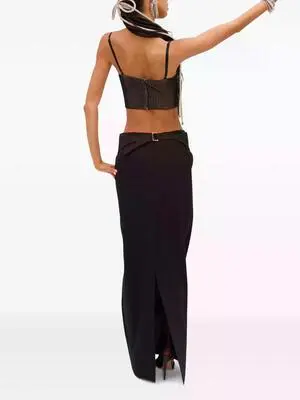 AREA Column Maxi Skirt
