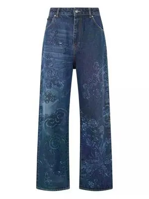 Roberto Cavalli Embroidered Jeans For Men