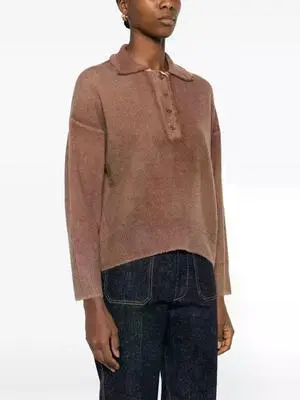 LEBOR GABALA Buttoned Collared Top