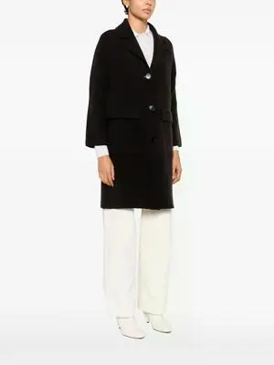 LEBOR GABALA Button-fastening Mid-length Coat
