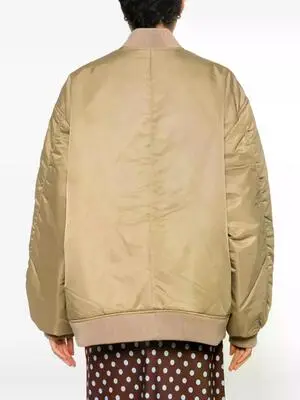 THE FRANKIE SHOP Zip-fastening Bomber Jacket - Green