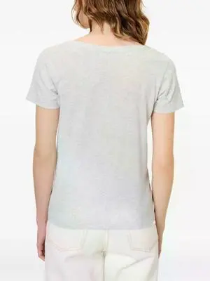 American Vintage Gamipy V-neck T-shirt - Grey