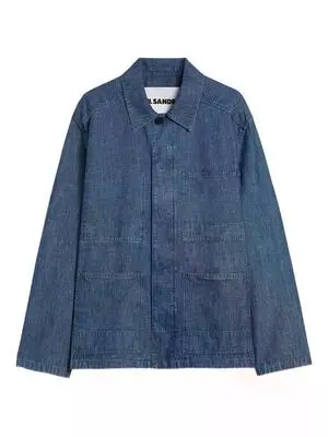 JIL SANDER Patch-pocket Chambray Overshirt