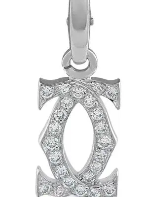Cartier 18k White Gold Diamond Pendant
