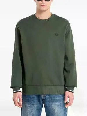 Fred Perry Crew-neck Logo Sweatshirt