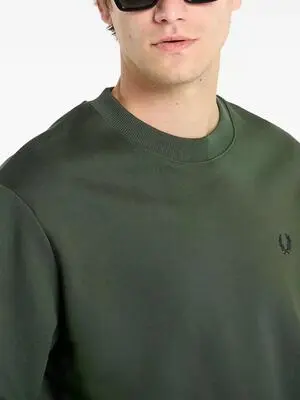 Fred Perry Crew-neck Logo Sweatshirt