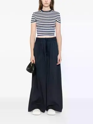 Ralph Lauren Striped Cropped Top - Blue