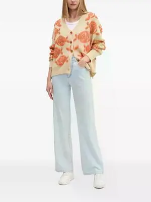 Desigual Floral Buttoned Cardigan