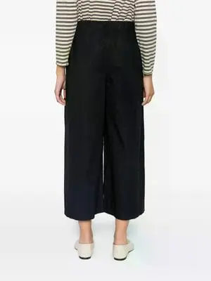 Labo.art Elasticated-waist Cropped Trousers