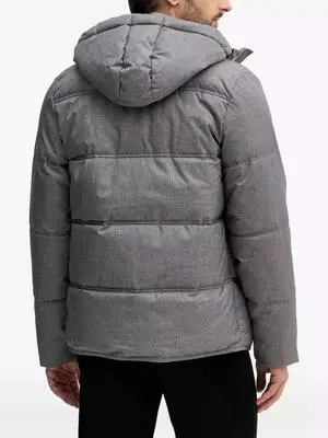 BENETTON Padded Hooded Jacket - Grey