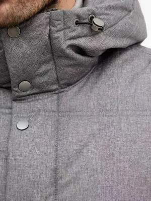 BENETTON Padded Hooded Jacket - Grey