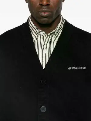MARINE SERRE V-neck Button-front Cardigan