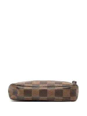 LOUIS VUITTON 2014 Damier Ebene Mini Pochette Accessoires Handbag