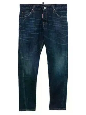 Dsquared2 Logo-patch Jeans - Blue
