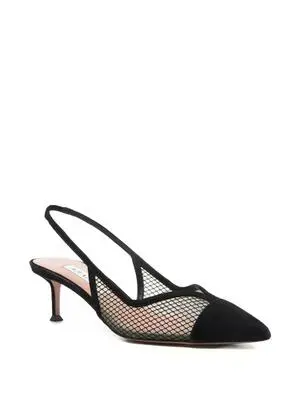 AQUAZZURA Gia Slingback Pumps - Black