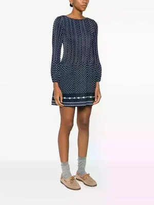 Maje Polka Dot Mini Dress