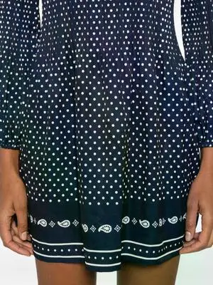 Maje Polka Dot Mini Dress