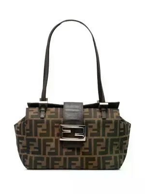 Fendi Zucca Canvas Bento Box Shoulder Bag