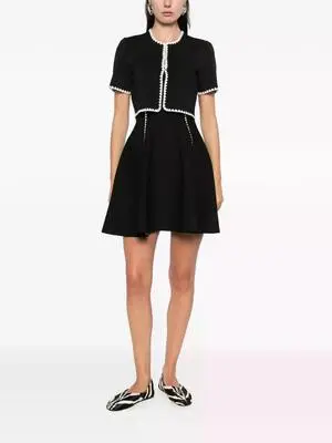 Maje Scalloped-trim Jacket