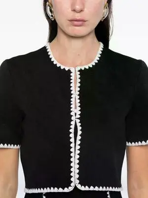 Maje Scalloped-trim Jacket