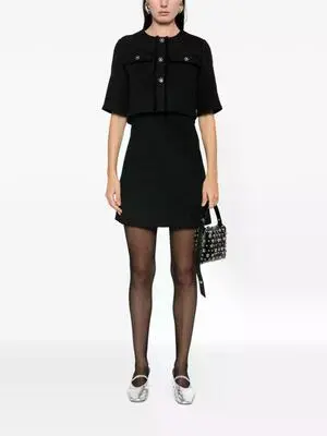 Maje Buttoned Mini Dress