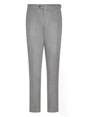 FRANZESE COLLECTION Dart Trousers With Double Waistband - Grey