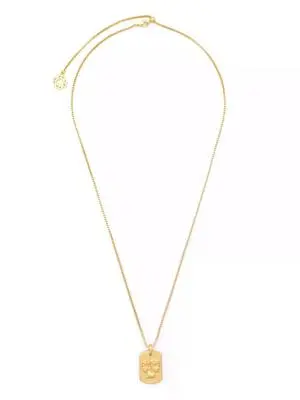 Maje Gemini-emblem Necklace - Gold