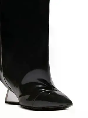 Balmain Wedge Pointed-toe Boots