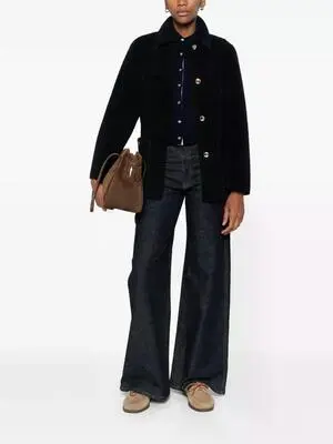 Maje Button-front Cardigan With Collar