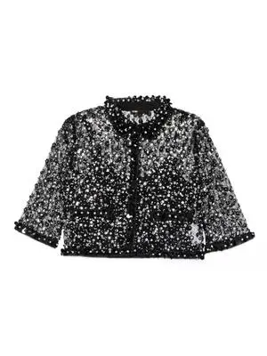 Maje Embellished Collared Shirt