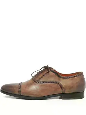 Santoni Leather Brogue Shoes