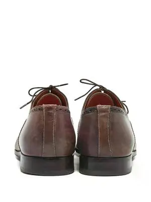 Santoni Leather Brogue Shoes