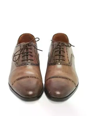 Santoni Leather Brogue Shoes