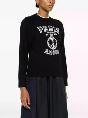 Maje Paris Motif Sweatshirt