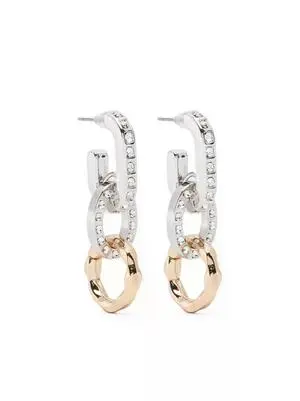 Maje Link Earrings - Silver