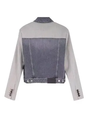 Stella McCartney Frayed Panelled Jacket