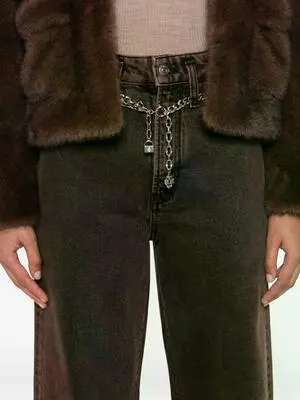 Maje Chain-belt Jeans