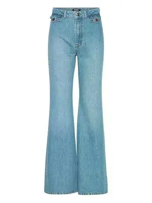 ROTATE BY BIRGER CHRISTENSEN Belt-loops Jeans - Blue