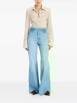 ROTATE BY BIRGER CHRISTENSEN Belt-loops Jeans - Blue