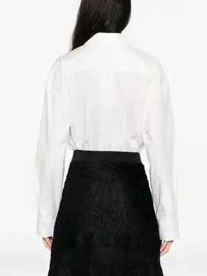 Maje Embroidered Basket-weave Knit Maxi Skirt